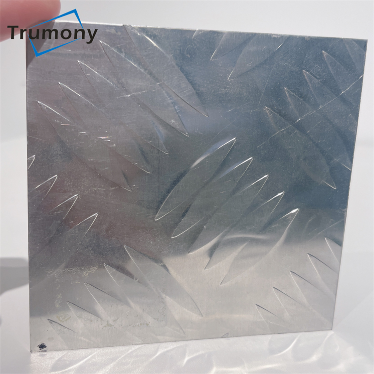 5052 Aluminum Diamond Five Bar Tread Sheet Plate 5 Bar Aluminum Checker ...