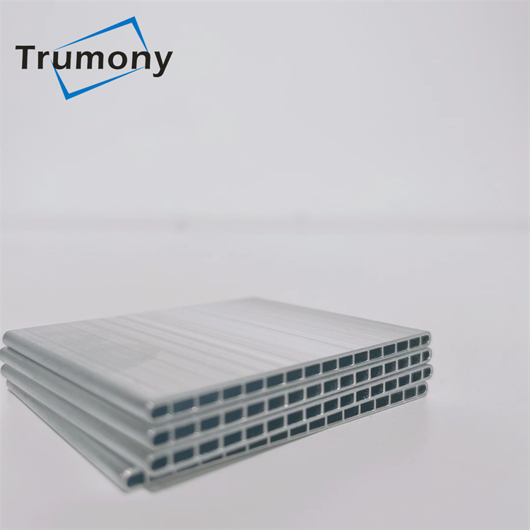 Flat Aluminum Extrusion Multiple-chamber Radiator Tube Solution for ...